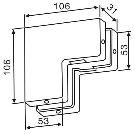 Buy Over Panel “Small L” Patch Fitting Online at Best Price
