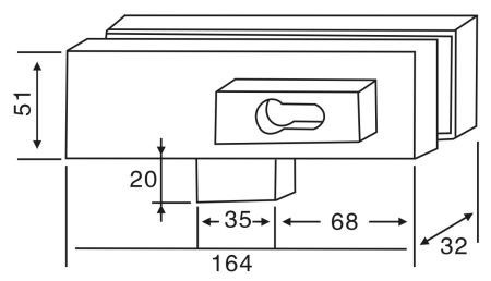 Buy Bottom Patch Lock Fitting Online at Best Price