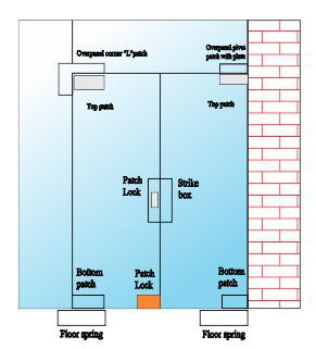 Buy Bottom Patch Lock Fitting Online at Best Price