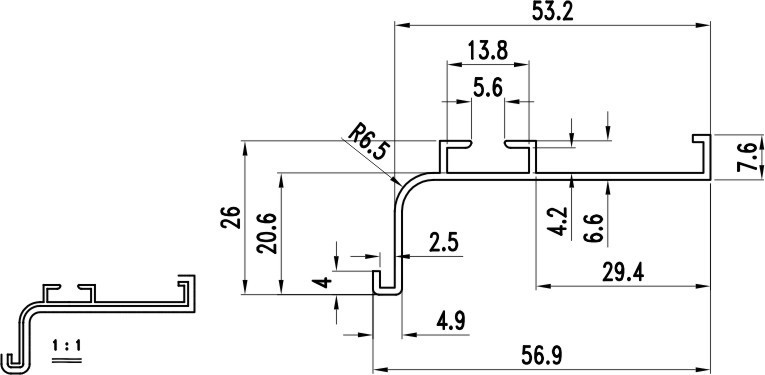 Buy L-Shaped Horizontal Gola Profile Online at Best Price