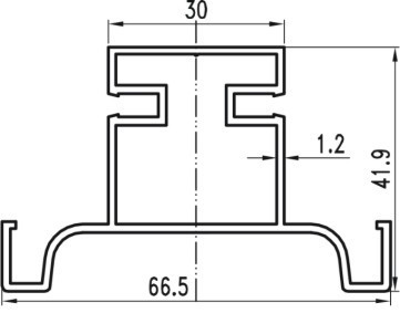 Buy C-Shaped Vertical Gola Profile Online at Best Price